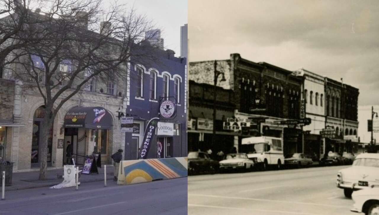 What Sixth Street looked like in Austin before it was Dirty Sixth