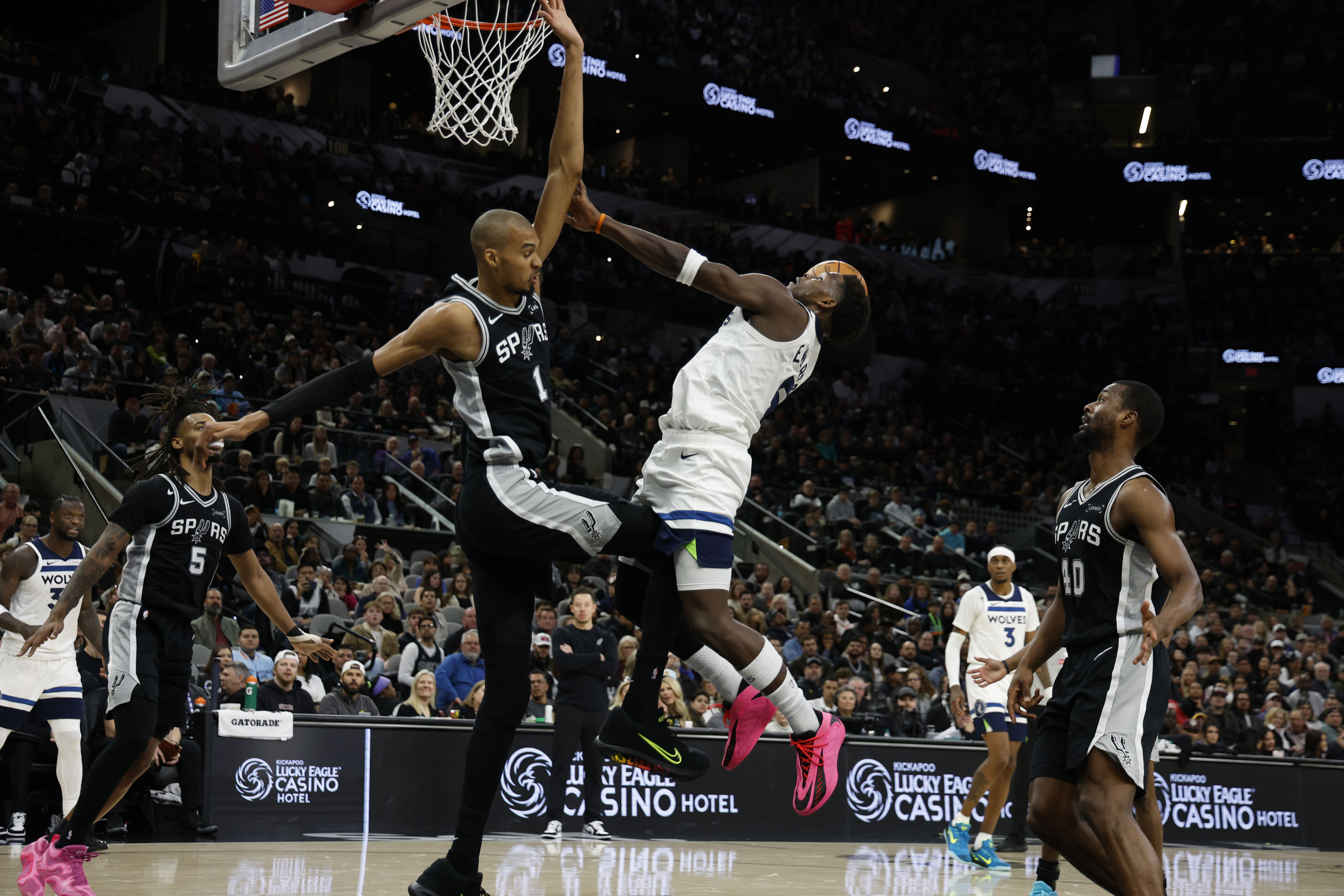 Anthony Edwards scores 55 points, Victor Wembanyama counters with 39 in ...