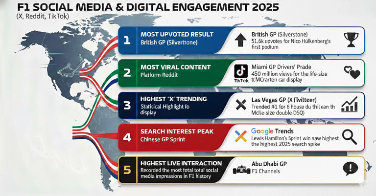 Formula 1 stats 2025: Full season summary and records