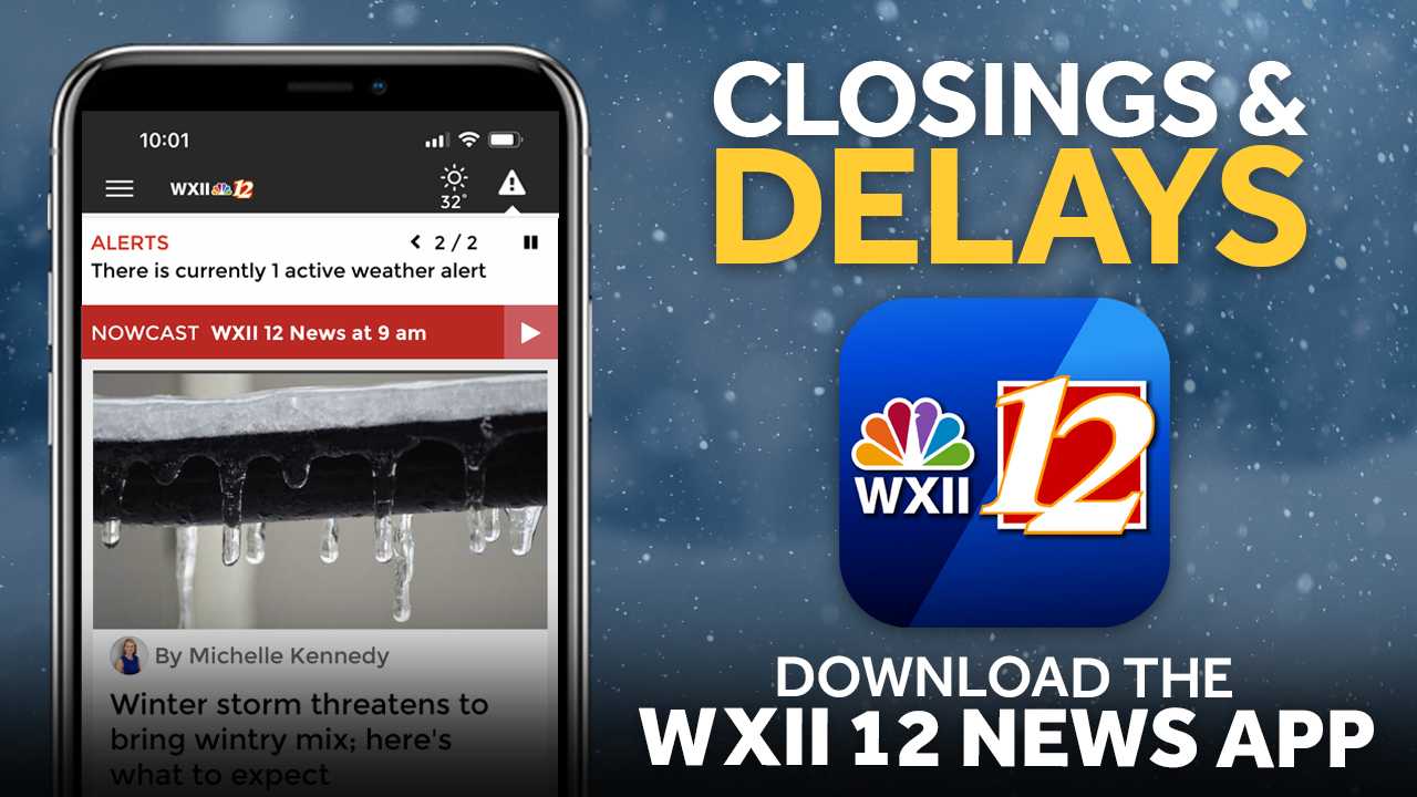 North Carolina weather closings, delays including churches, businesses ...