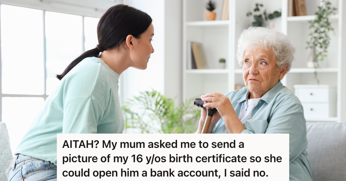 Grandmother says she wants to open a bank account for her grandchild ...