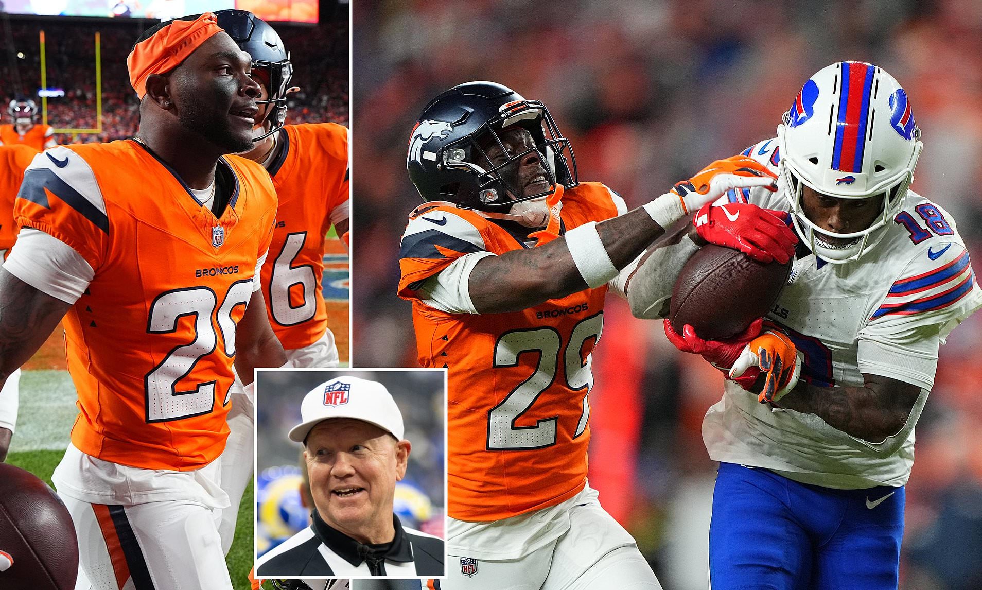NFL fans fume Bills-Broncos was 'rigged' as controversial late call ...