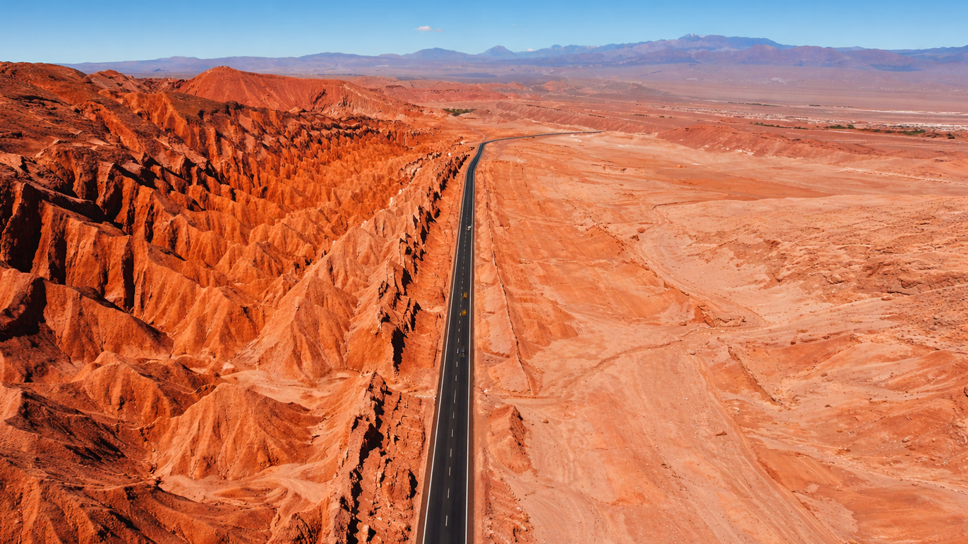 De buitenaardse landschappen van de Atacama-woestijn