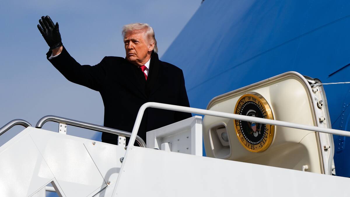 Forum économique mondial: De retour à Davos, Donald Trump garde les ...
