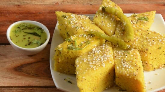 Moong dal dhokla: A steamed low-calorie breakfast fermented to ...