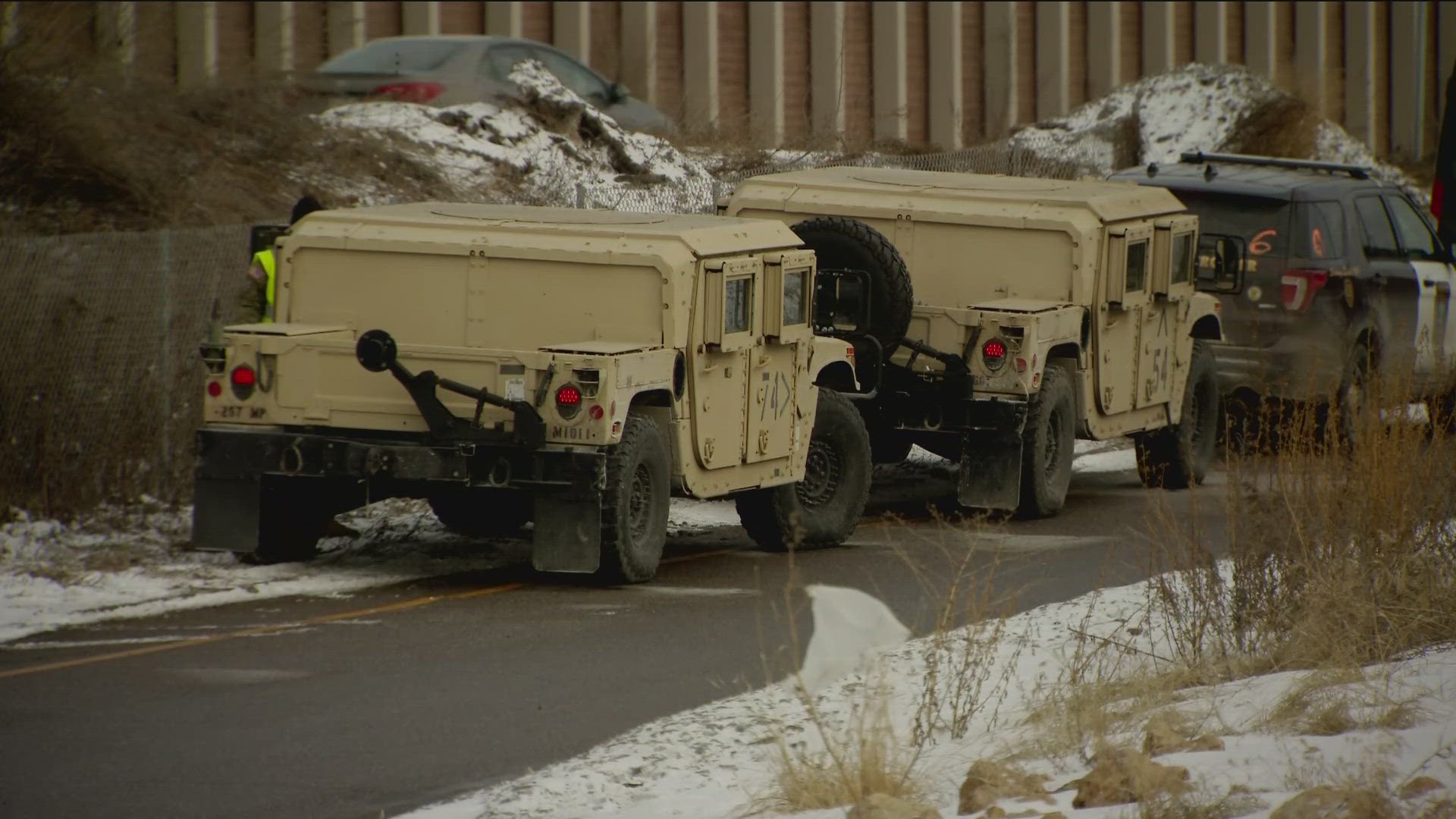 MN National Guard moves into the metro ready to assist with traffic control