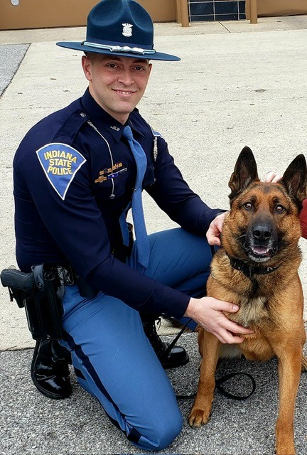 Indiana State Police announce death of retired Lowell post K-9