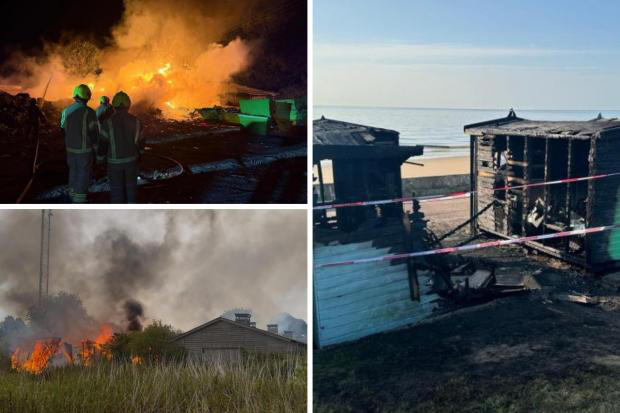 Listed: 12 major fires in Essex throughout 2025, including fatal incidents