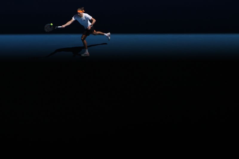 Tennis - Zverev passes Diallo test, fans fume on day one of Australian Open