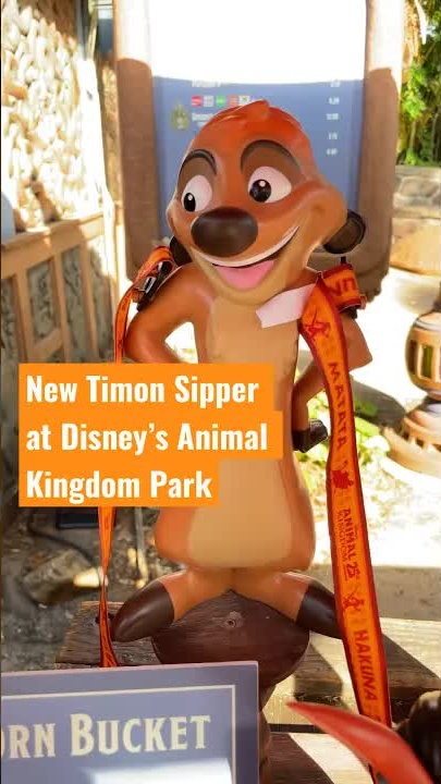 Disney's Animal Kingdom unveils new Timon sipper