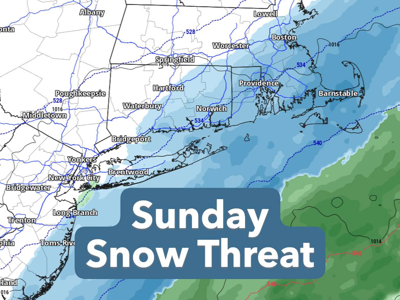 Another round of snow possible in Connecticut Sunday. Here's how much ...