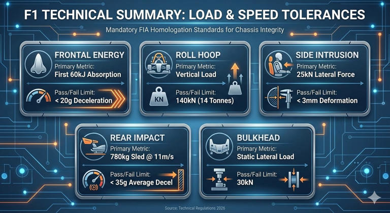 How Formula 1 crash tests work