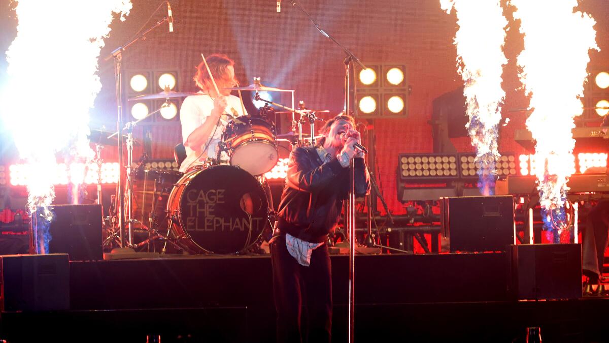Watch: Cage the Elephant's epic, fiery performance launches 2026 ALTer EGO