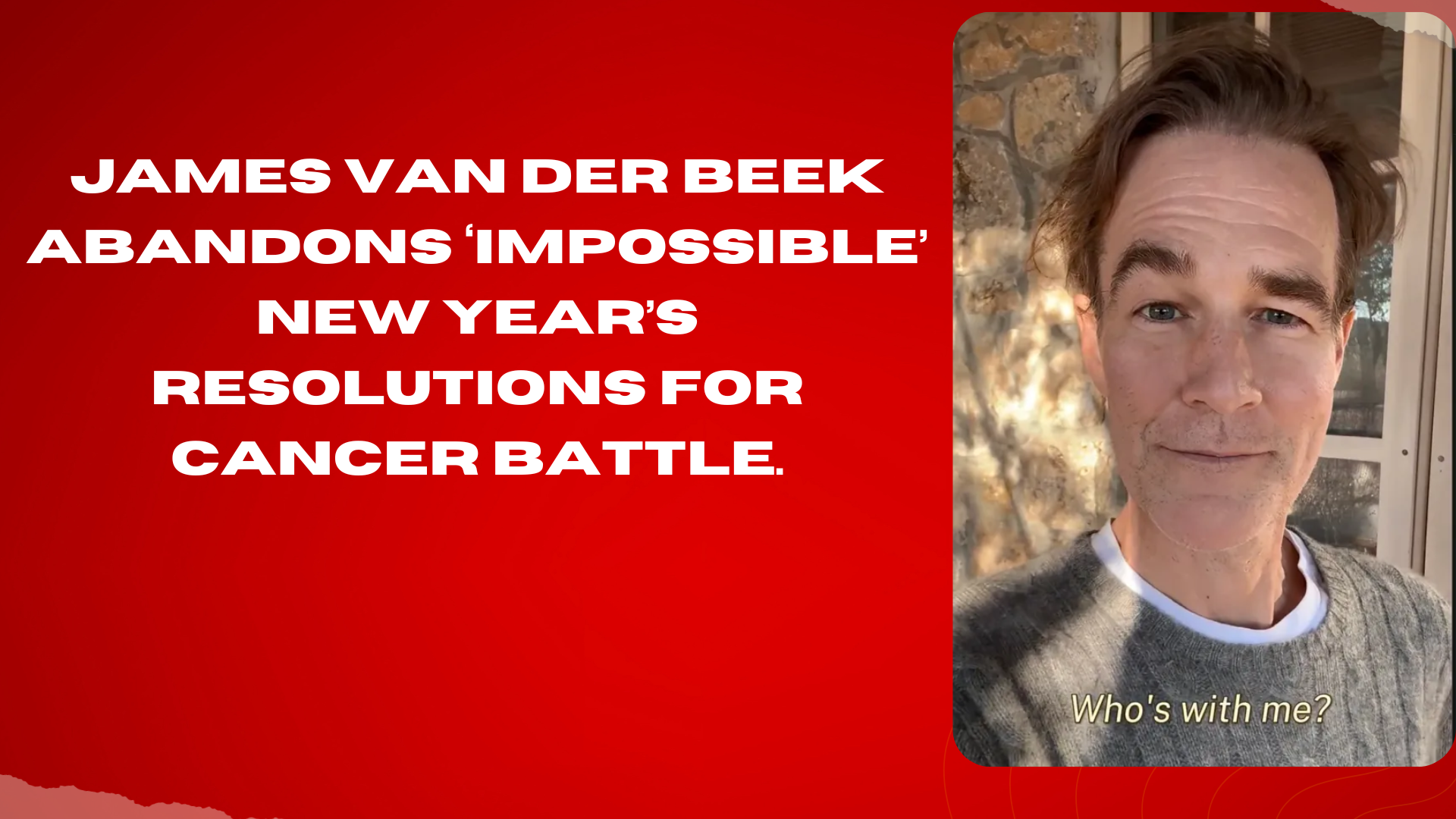 James Van Der Beek abandons ‘impossible’ New Year’s resolutions for ...