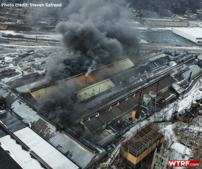 Update: Fire under control at West Virginia steel tin mill
