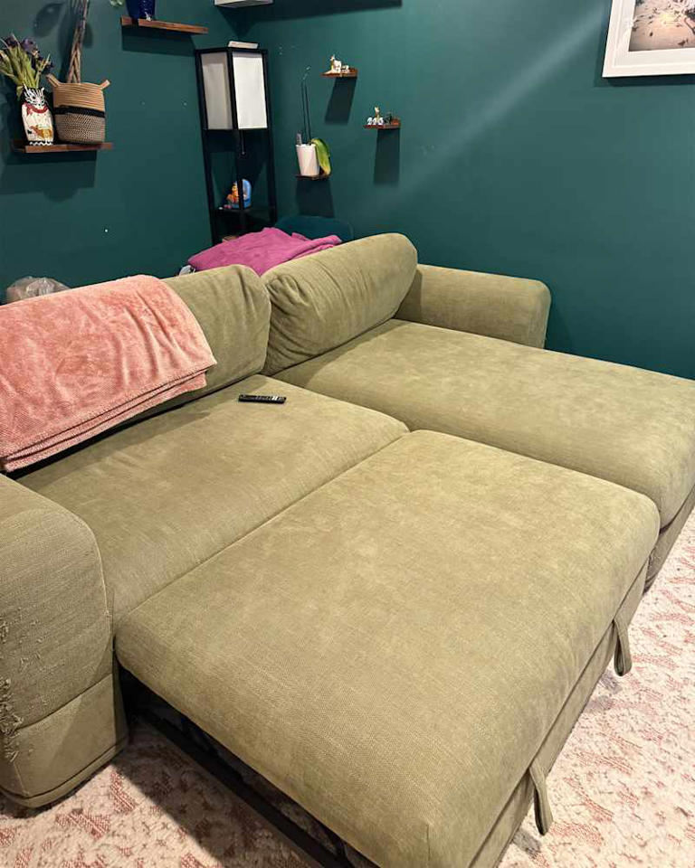 I finally found a sofa bed with storage that's perfect for small spaces ...