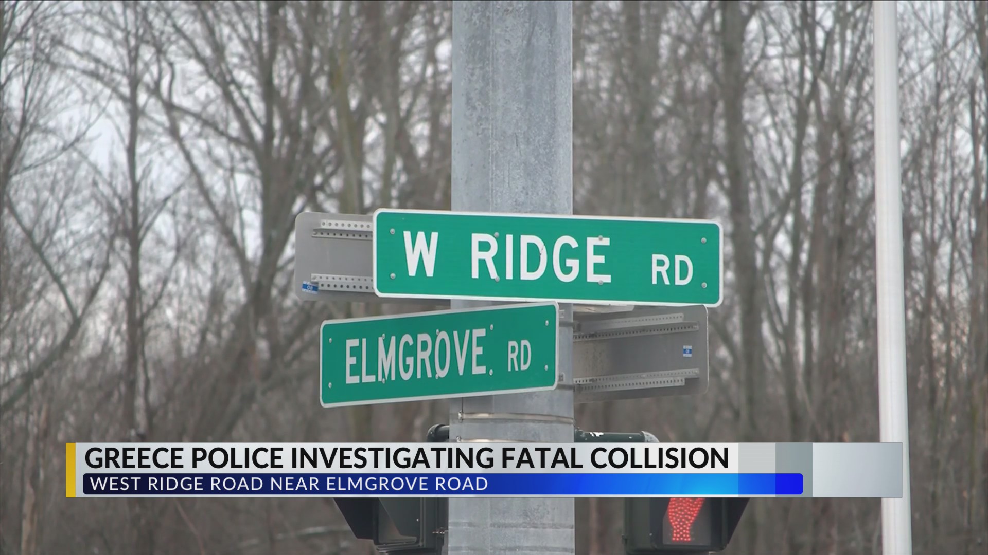 Driver killed in collision on W Ridge Road