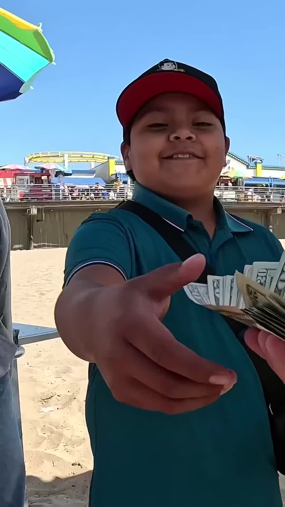 Helping out a very young entrepreneur