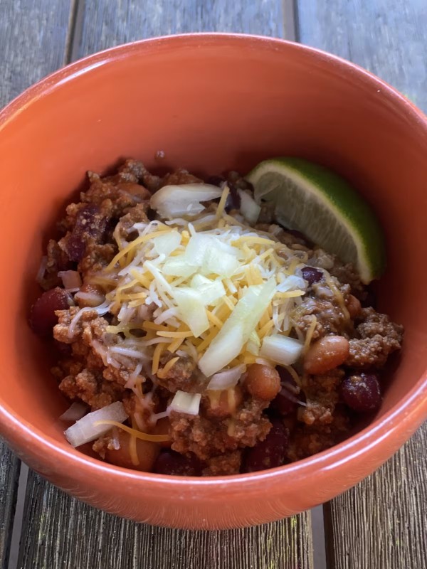 I tried the Pioneer Woman's 'Simple, Perfect Chili' and it has one ...