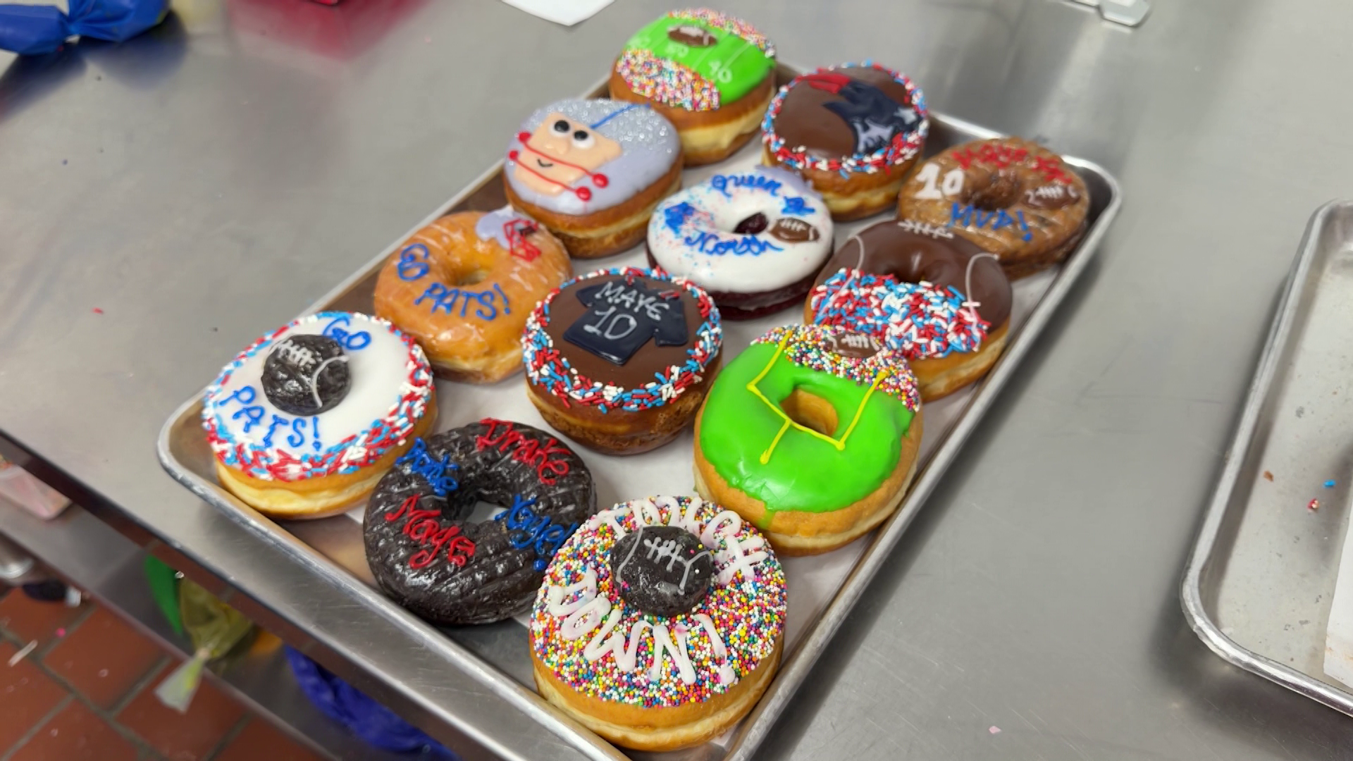 Patriots donuts draw early lines on the South Shore