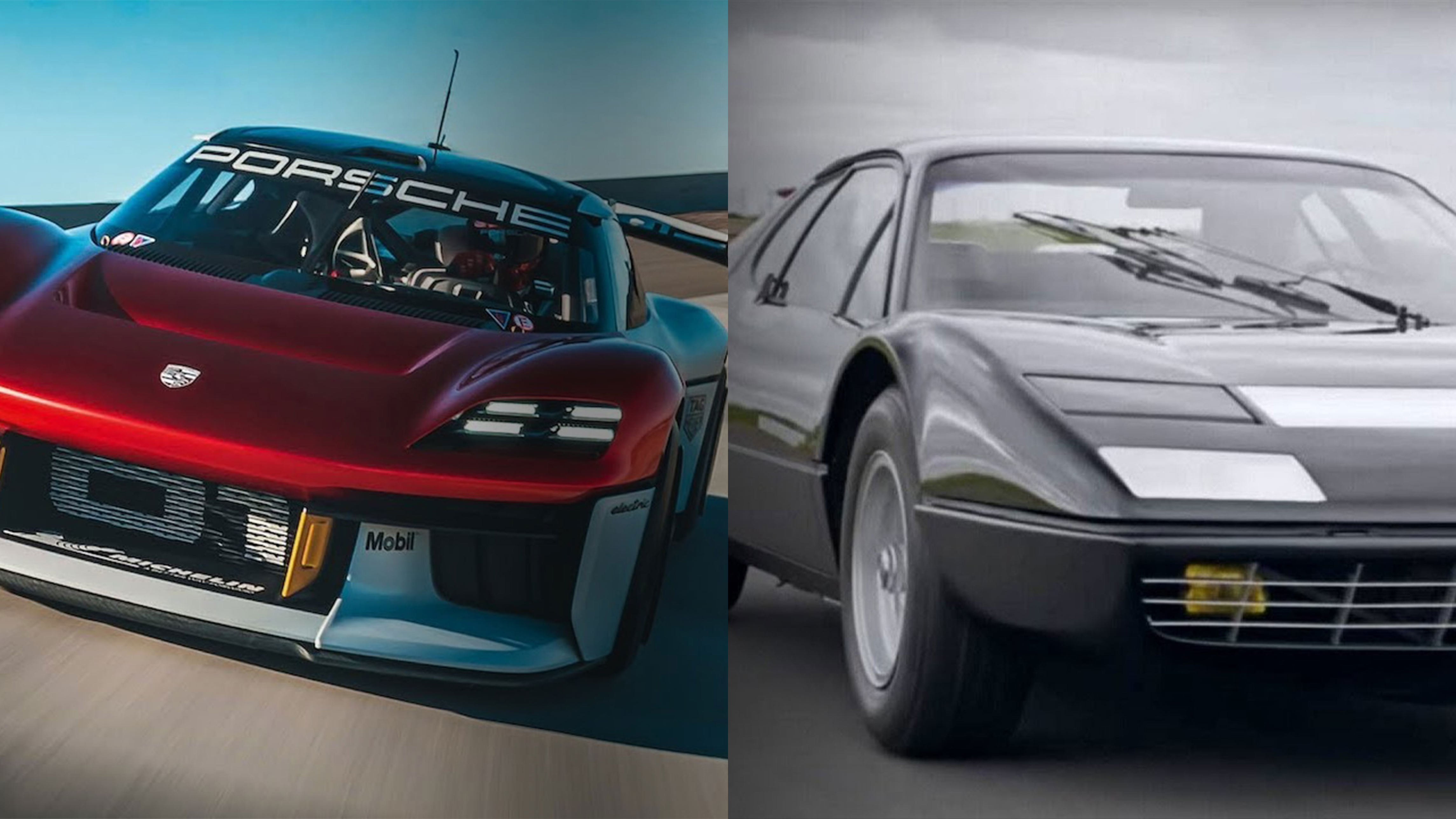 Porsche Mission R v/s Ferrari 365 GT4 BB