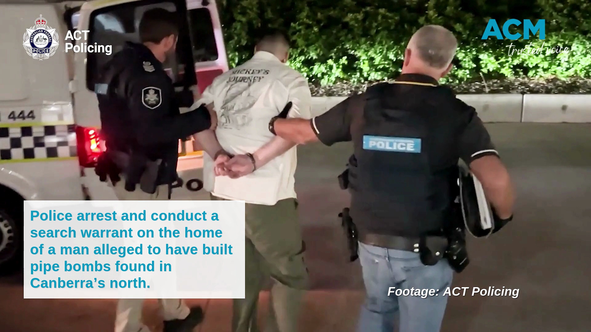 Police arrest a man alleged to have built pipe bombs found around north ...