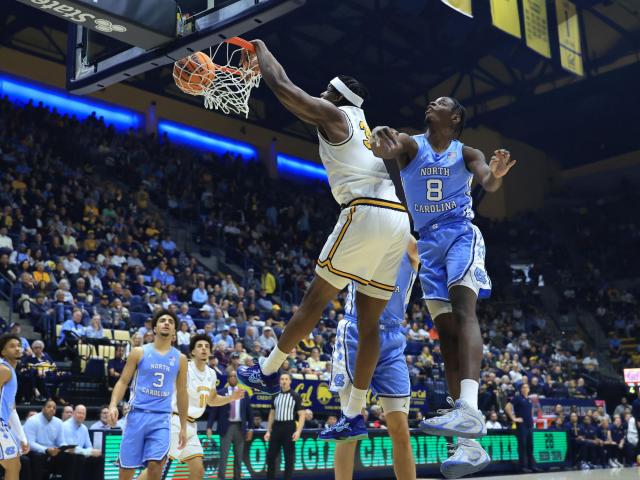 California hands No. 14 North Carolina its second straight loss in Bay ...