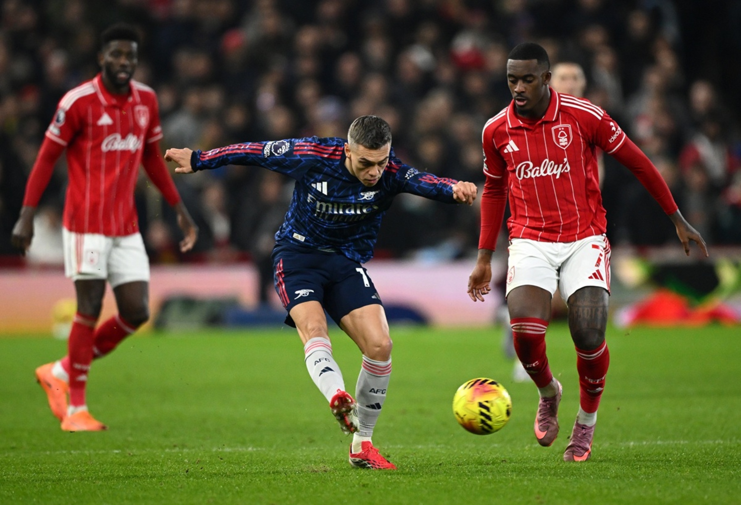 Pat Nevin says Arsenal were unlucky not to win the Forest game