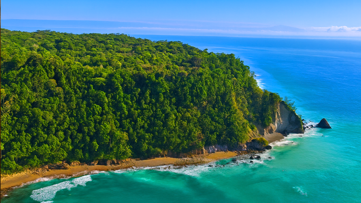 Tropical shores of the Nicoya Peninsula