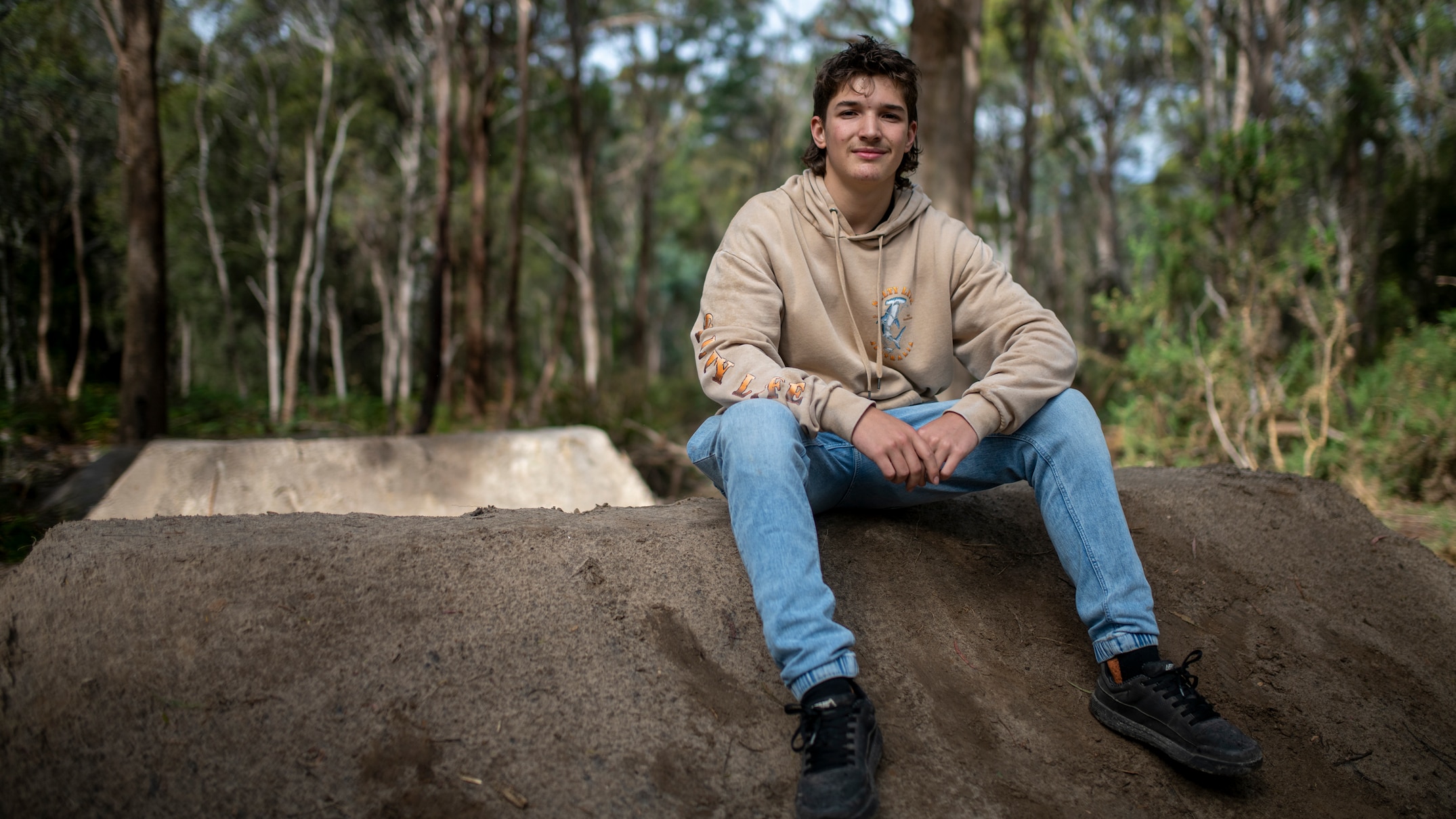 Tasmanian teen Zeke Woolcock says building bike jumps taught him ...
