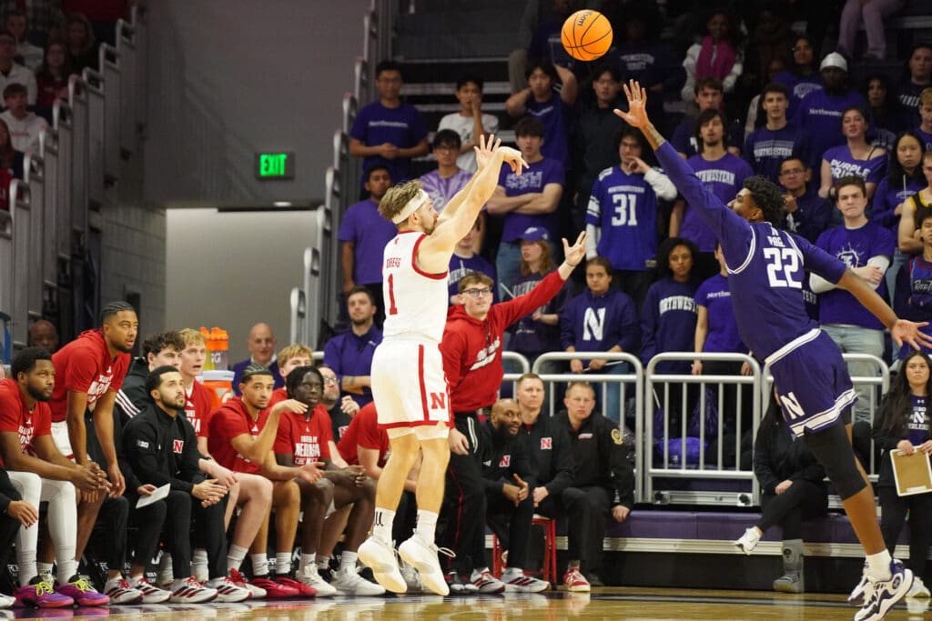 Northwestern unravels in second half of 77-58 loss to No. 8 Nebraska
