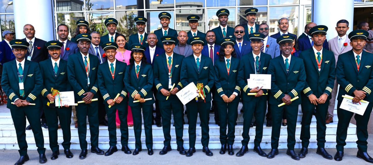 Ethiopian Aviation University graduates 457 professionals from 12 countries