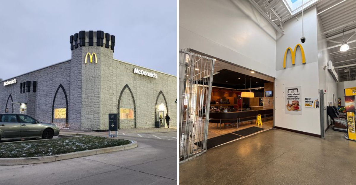 An Indiana McDonald’s that looks exactly like a medieval castle