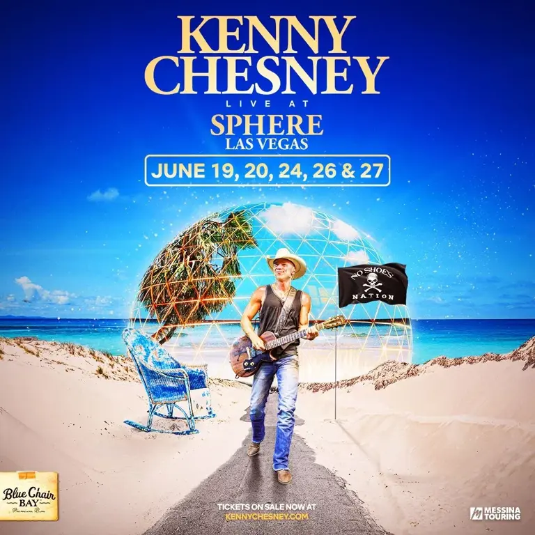 Kenny Chesney is pulling out deep tracks for his 2026 Vegas Sphere ...