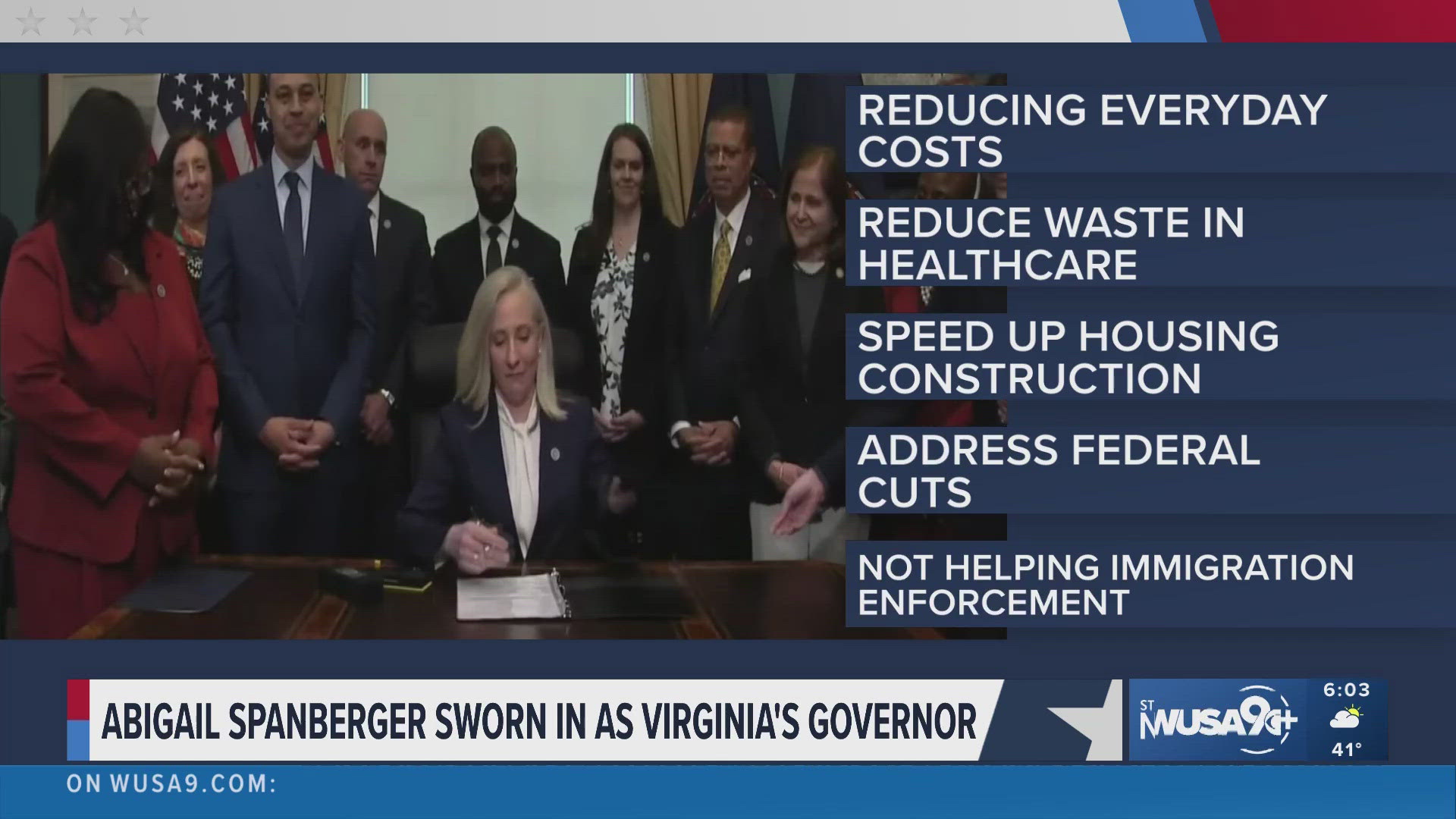 Spanberger signs 10 executive orders