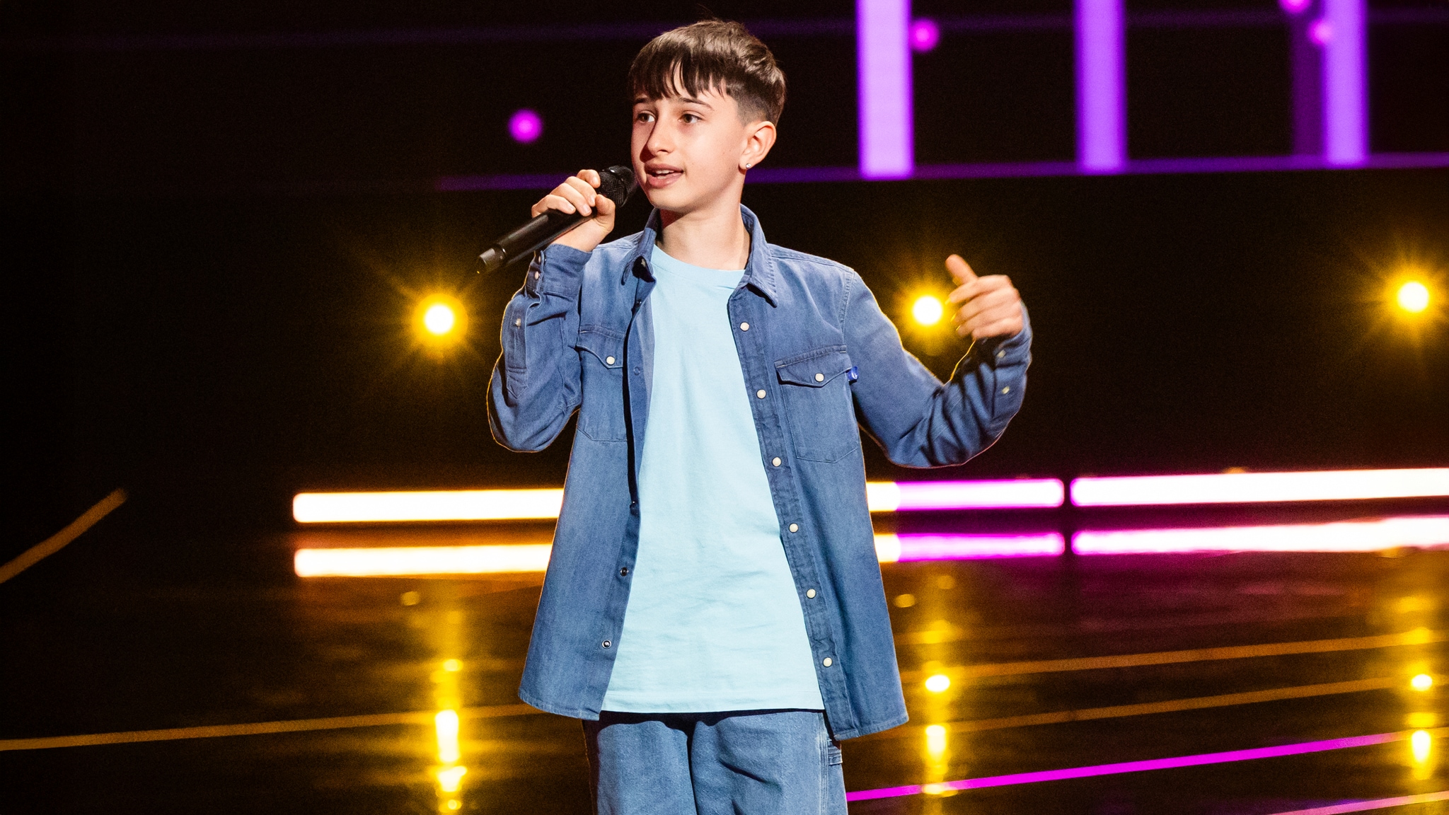 Davide S. canta "A me mi piace" - The Voice Kids 4 - 17/01/2026