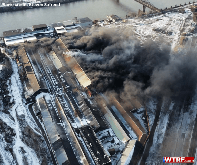 WV fire chief says blowtorch work caused fire at former Weirton Steel ...