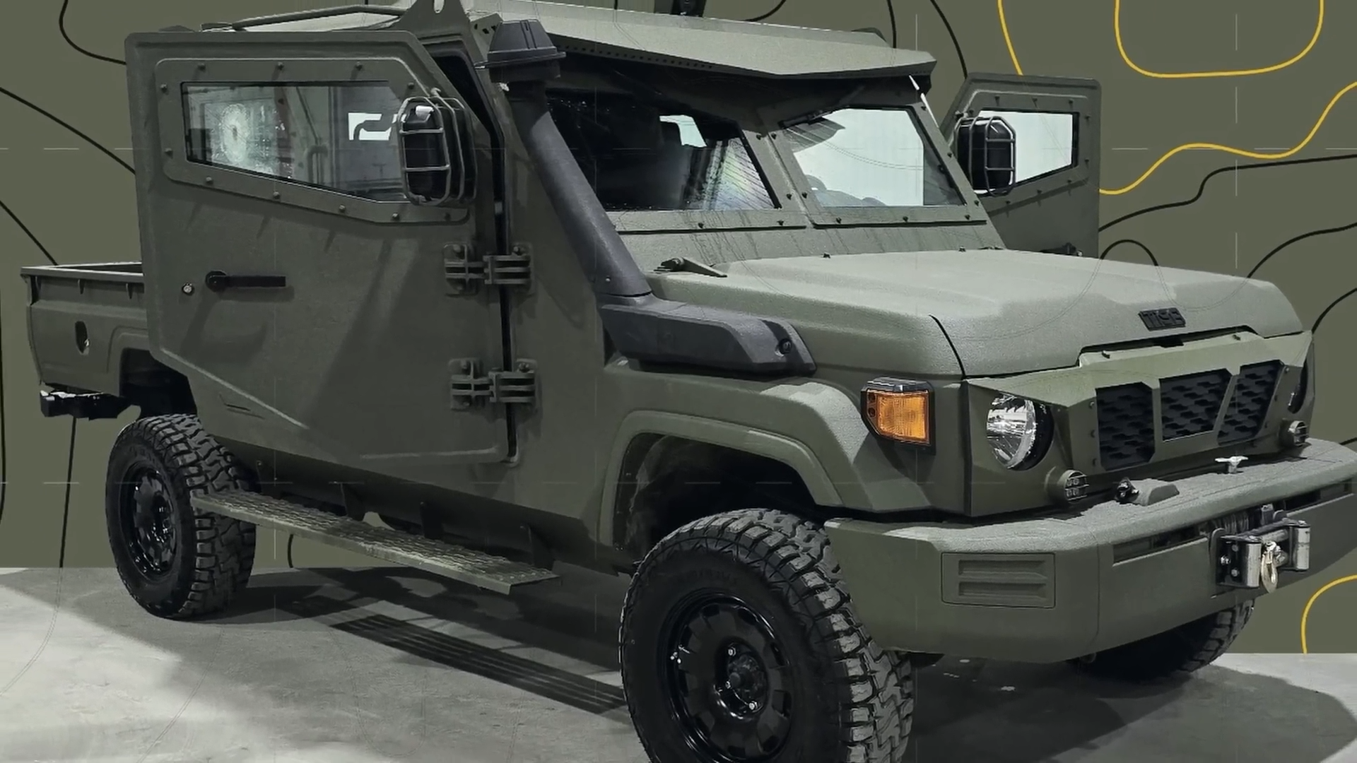 Ukraine’s UAT TISA armored land cruiser, a fast, NATO-compatible pickup ...
