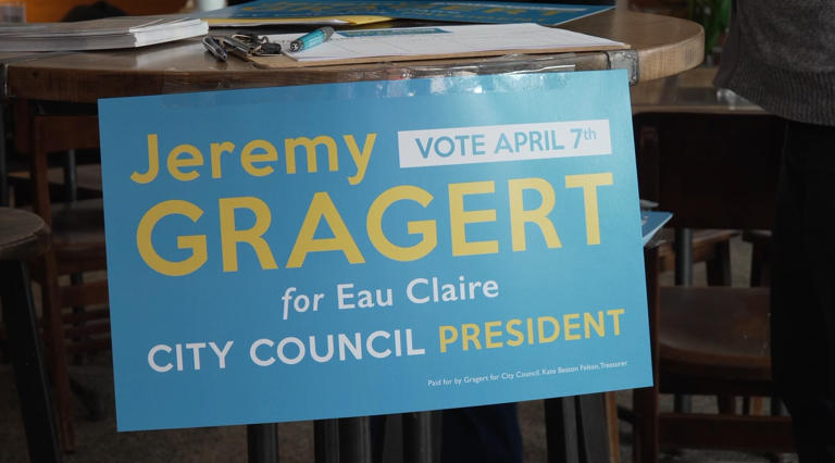 Jeremy Gragert kicks off campaign for Eau Claire City Council president