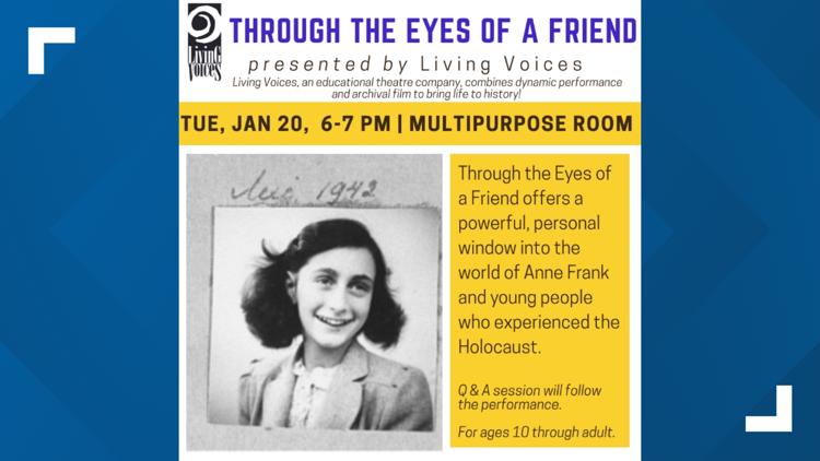 Nampa Public Library to host Anne Frank-centered program Tuesday night