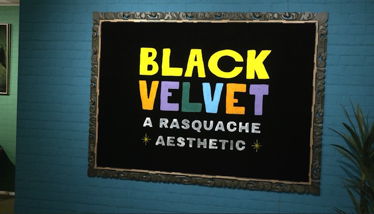 Black velvet art highlights Latino history in Michigan