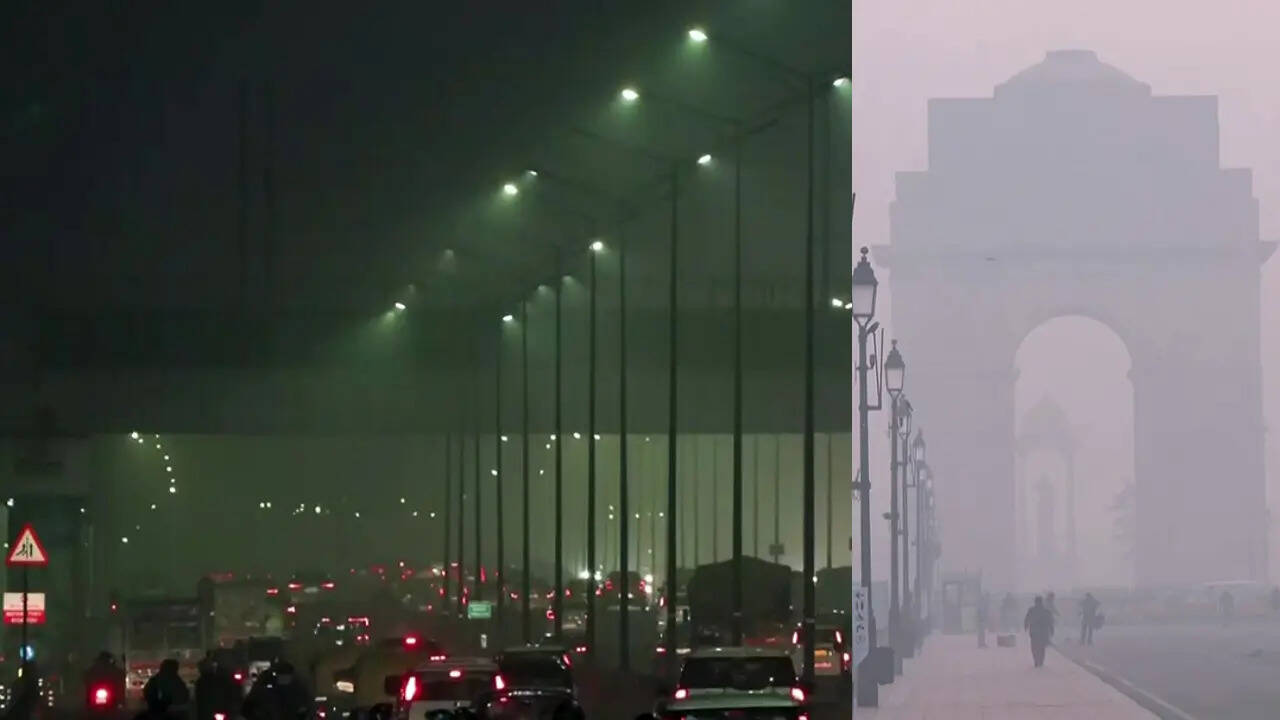 Delhi chokes on ‘Severe+’ air as temperature dips to 4.4°C; check AQI ...