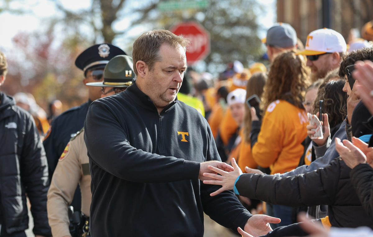 Tennessee Vols head coach Josh Heupel is working hard to get a key ...