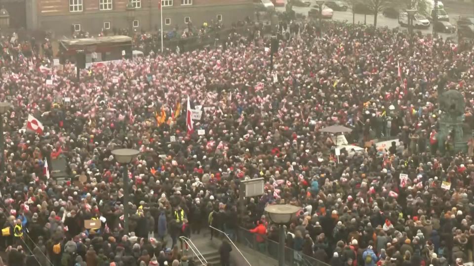 Thousands in Denmark rally against Trump: 'We don't want to be Americans'