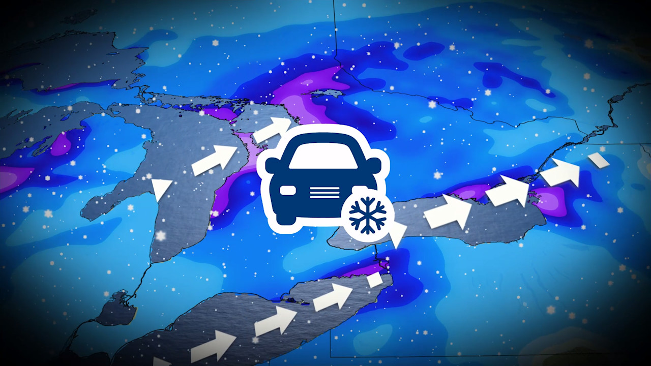 Hazardous travel possible as snowsqualls develop on Sunday