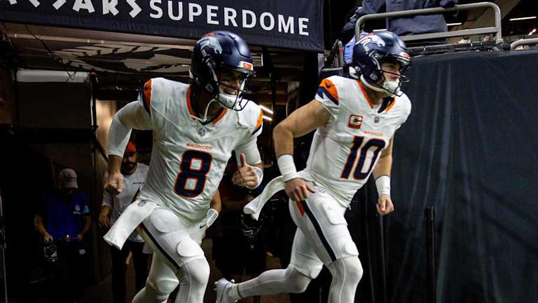 Broncos QB depth chart: Who is next up after Bo Nix’s season-ending injury?