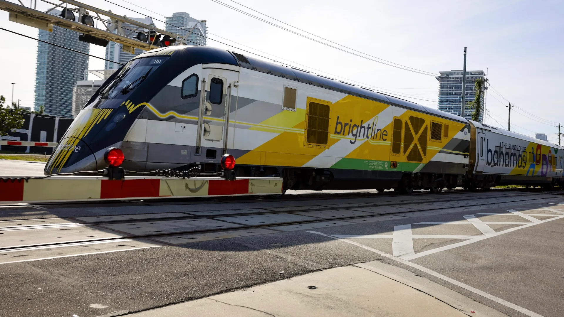 Watch Florida’s 'death train' take out a delivery robot