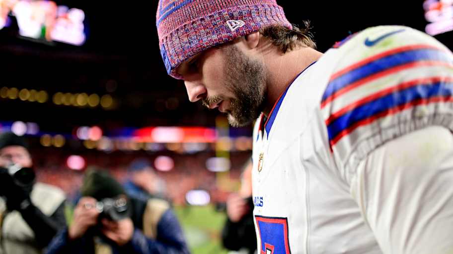 Josh Allen's heartbreaking reaction to Bills playoff loss says it all