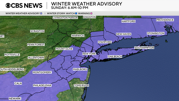 Snow returns to NYC area today. Here's how much snow to expect and when.