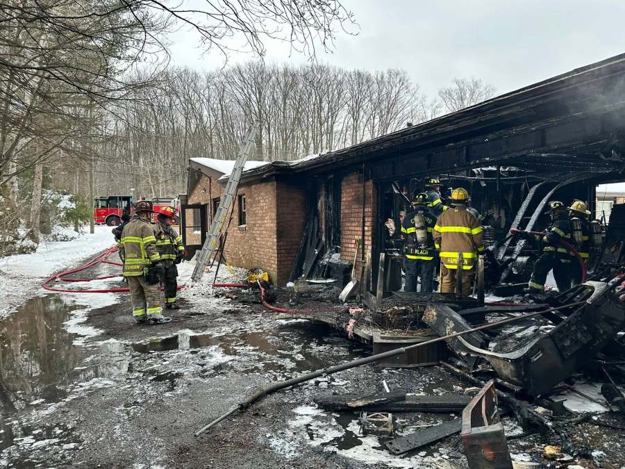 Chardon house fire starts in attached garage, moves into home